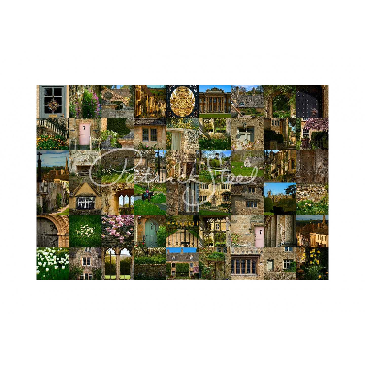 I LOVE THE COTSWOLDS | RECTANGULAR FORMAT MONTAGE | EXCLUSIVE LIMITED ...