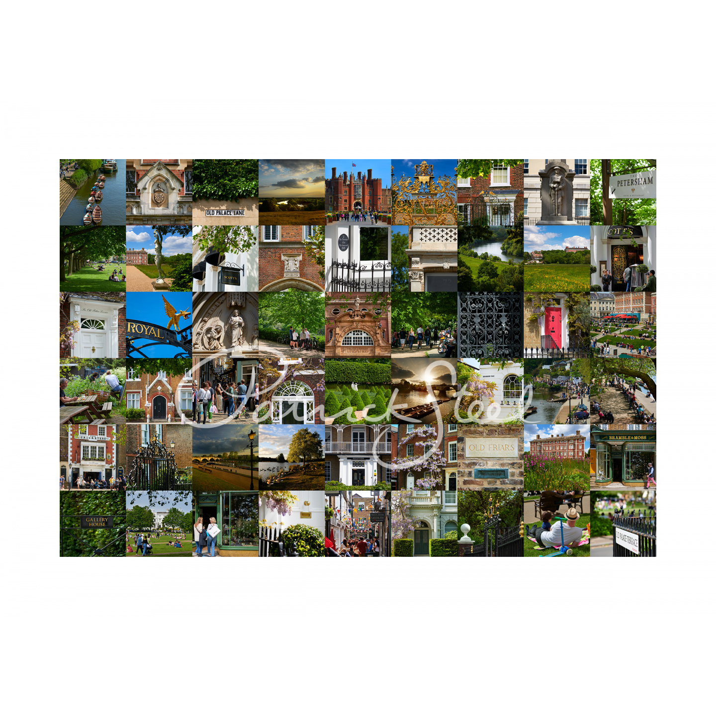 RICHMOND UPON THAMES | RECTANGULAR FORMAT MONTAGE | EXCLUSIVE LIMITED ...